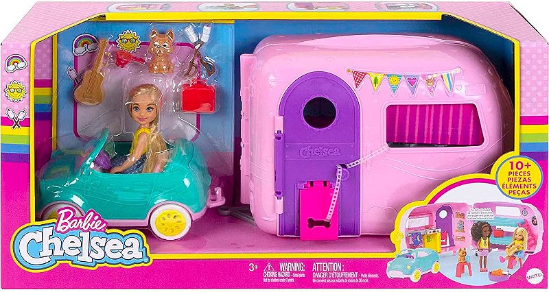 BARBIE TRAILER DA CHELSEA MATTEL FXG90 - Star Brink Brinquedos