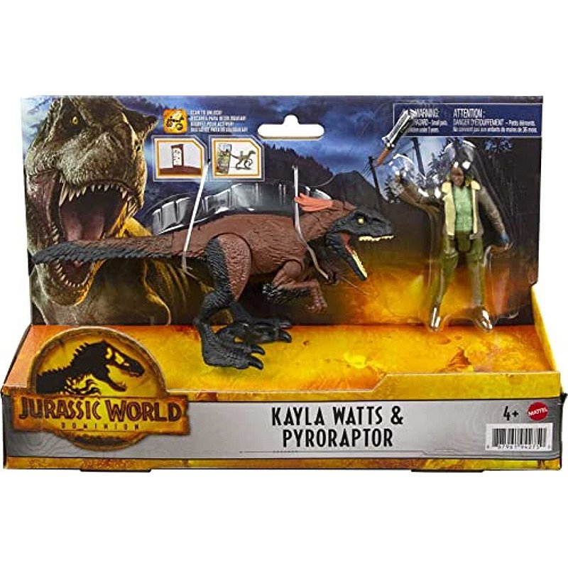 Jurassic World Pack Kayla Watts & Pyroraptor Mattel HDX46 - Star Brink ...