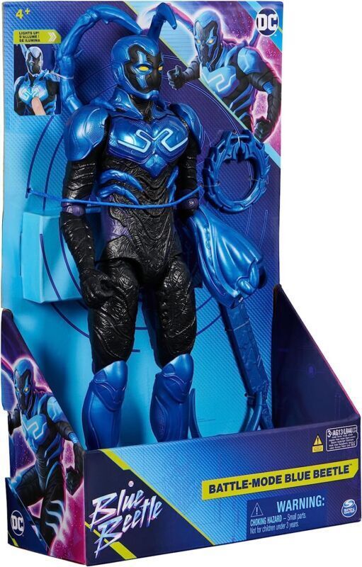 Boneco DC Besouro Azul Modo De Batalha Com Som Sunny 3663 - Star Brink ...