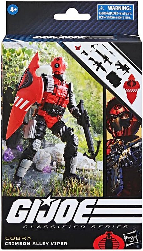 Boneco G.I. JOE Classified Series Crimson Alley Viper Hasbro F7739 ...