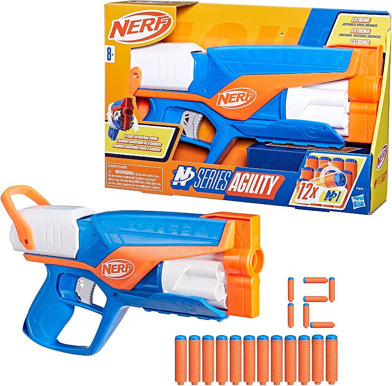 Nerf N Series Agility Com 12 dardos Nerf N1 Hasbro F8630 - Star Brink ...