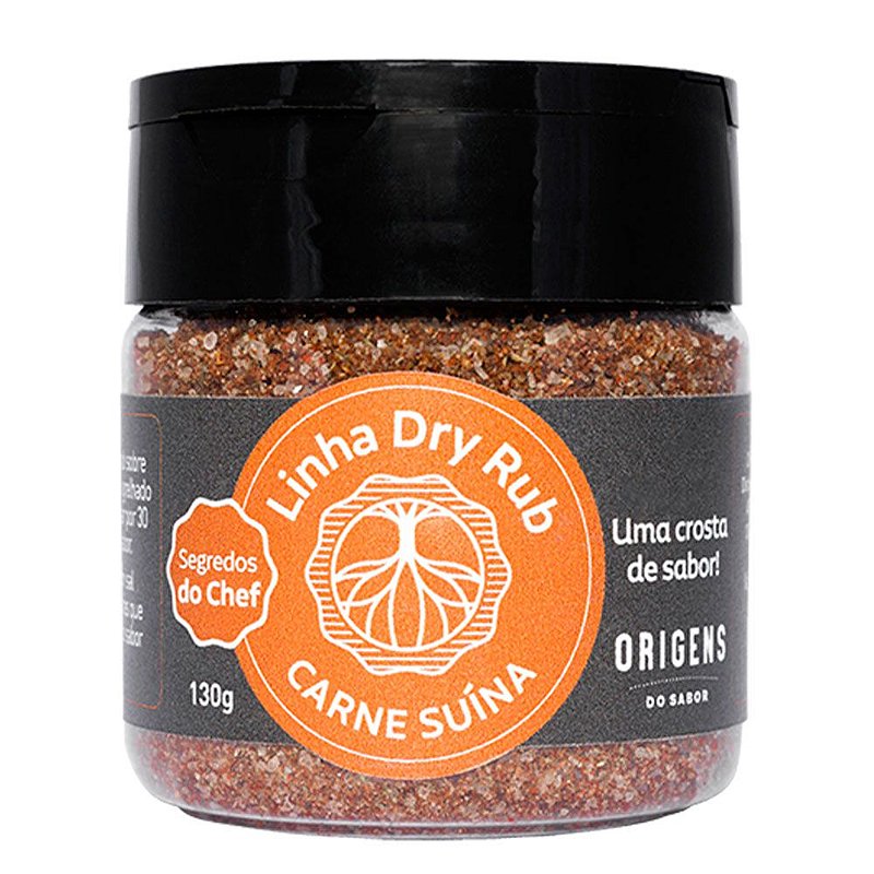 Dry Rub Carne Suína 130g - Origens do Sabor