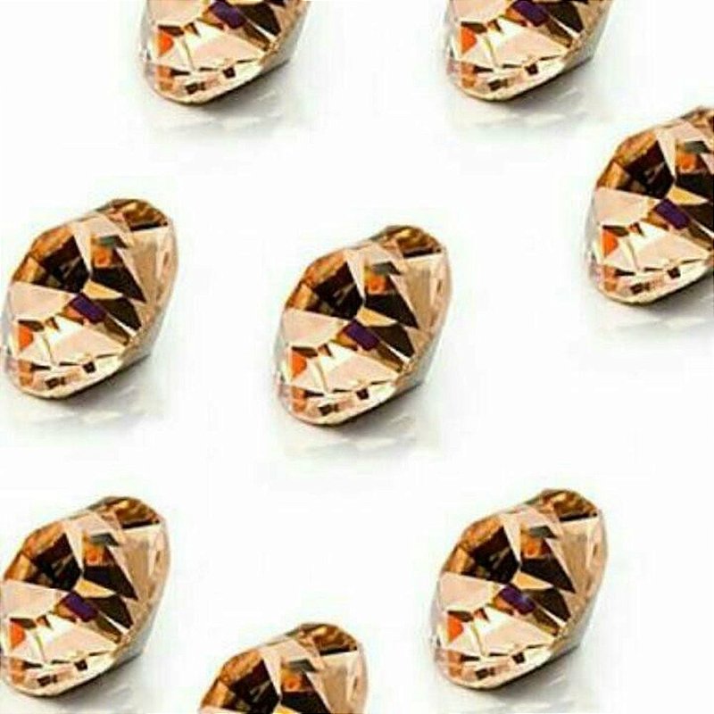 pedra de strass light peach 1.90mm cônica pp12 ss5.5 - Braido Folheados