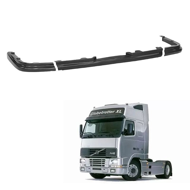 Spoiler Parachoque Volvo FH 2004 A 2014 Estreito Altura 12cm - Uouu
