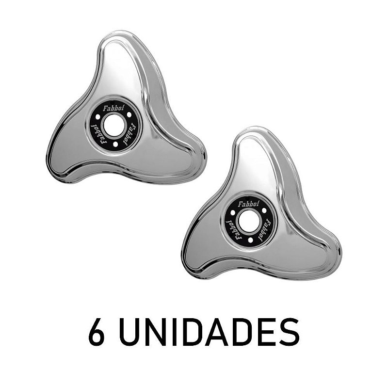 Calota Hélice 3 Pontas Alta Aro 16/17,5 - 6 Unidades - Uouu