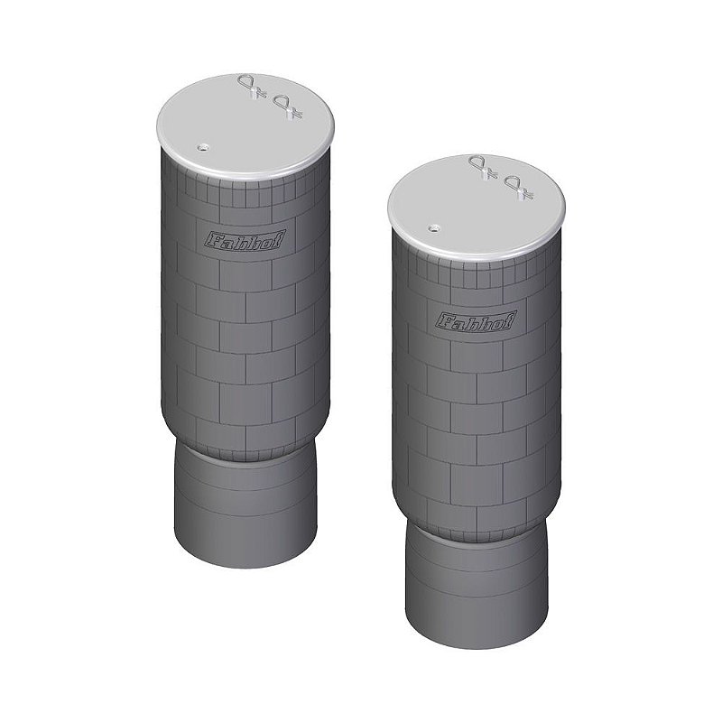 Kit Bolsa Pneumática Suspensão Eixo c Base Profunda G/R 2 Un - Uouu