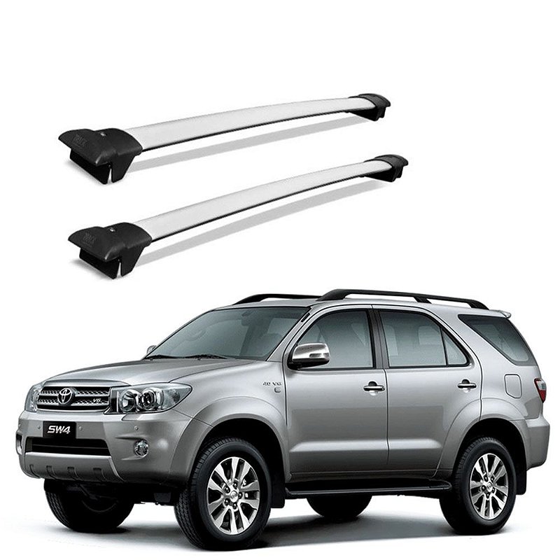 Travessa Rack Teto SW4 2005 2006 2007 2008 2009 2010 Prata - Uouu