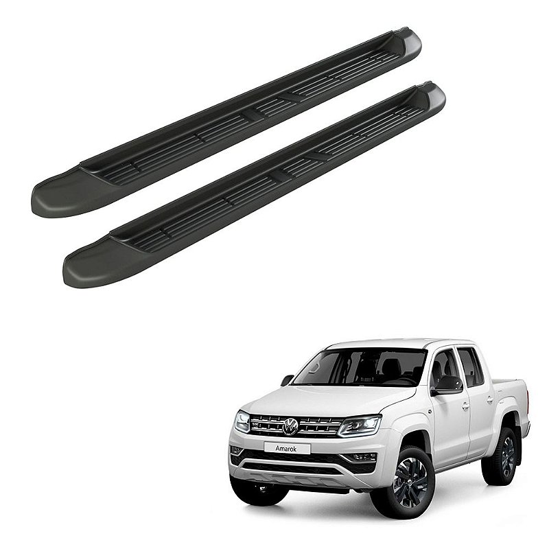 Estribo Amarok 2020 2021 2022 Plástico Preto - Uouu