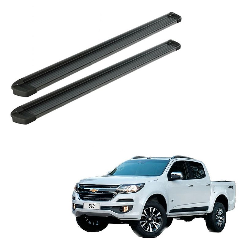 Estribo S10 2018 2019 2020 2021 2022 Cabine Dupla Preto - Uouu