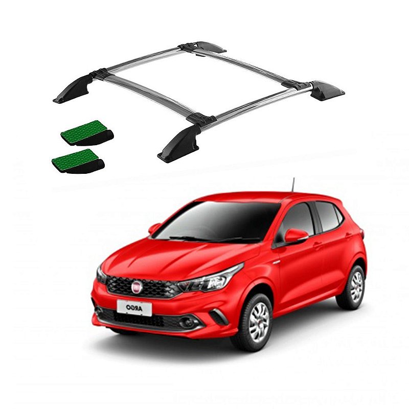 Bagageiro Teto Argo 2018 2019 2020 2021 2022 Cromado Colado - Uouu