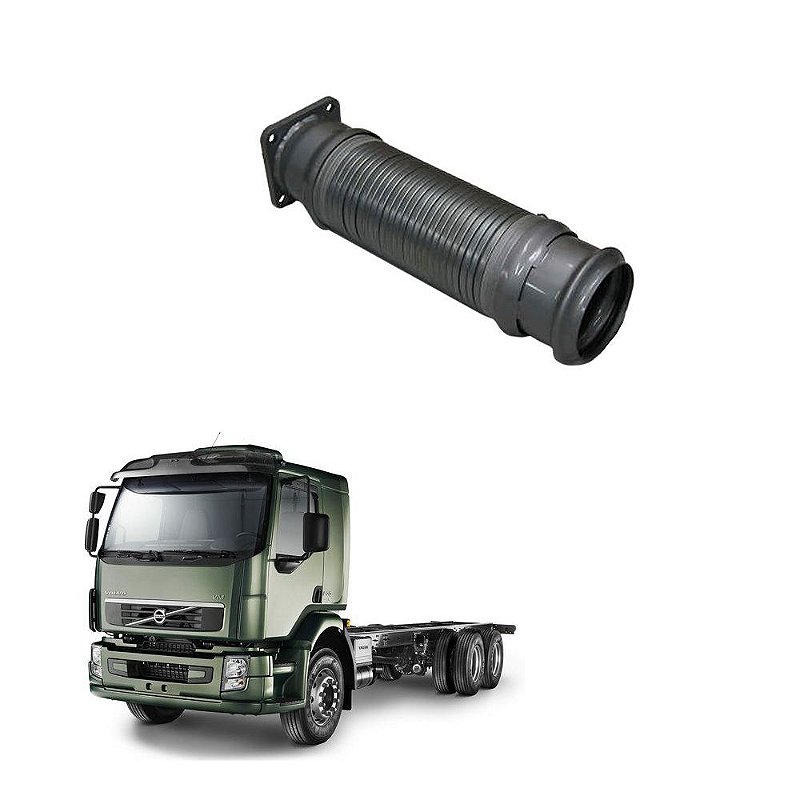 Tubo Flexível Vm 210 Euro 3 - Galvanizado 395mm 4 Polegadas - Uouu