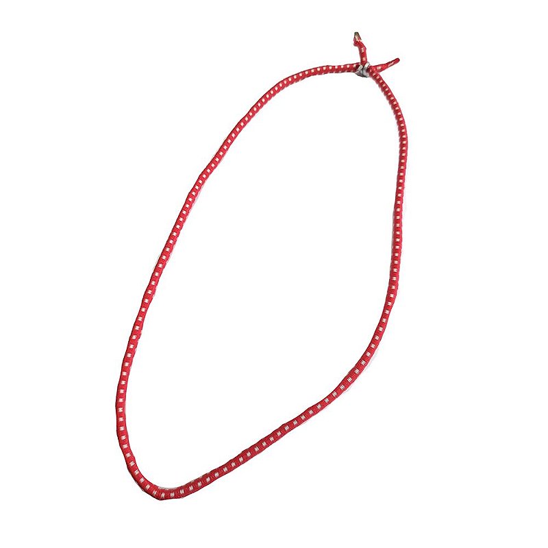 Extensor Corda Elastica Sem Gancho 60cm Vermelho/Branco-40UN - Uouu