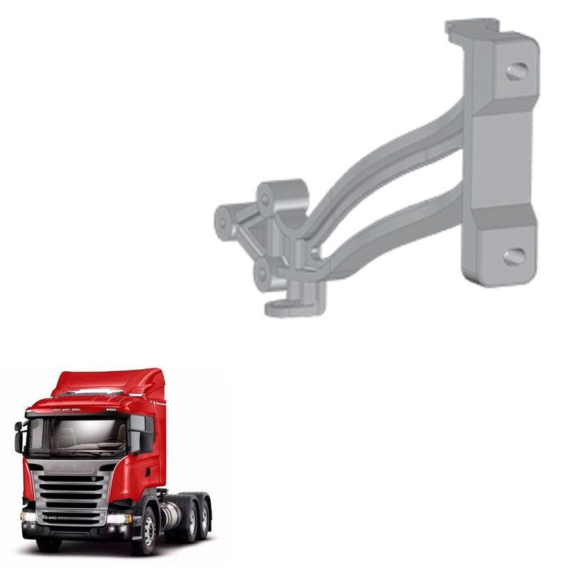 Suporte Fixação Catalisador Scania Todos Modelos Original - Uouu