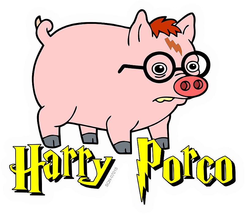 Harry Porco - SQN Stickers - vendas online de materiais impressos