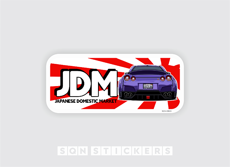 JDM R35 - SQN Stickers - vendas online de materiais impressos