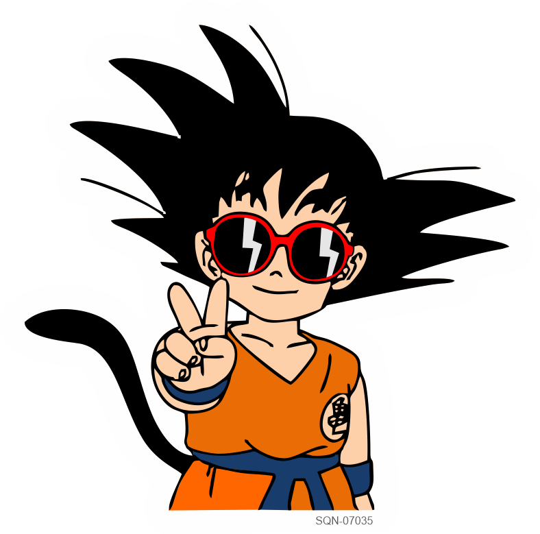 Hello Goku - SQN Stickers - vendas online de materiais impressos