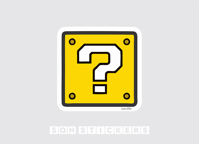 CUBO MARIO - SQN Stickers - vendas online de materiais impressos