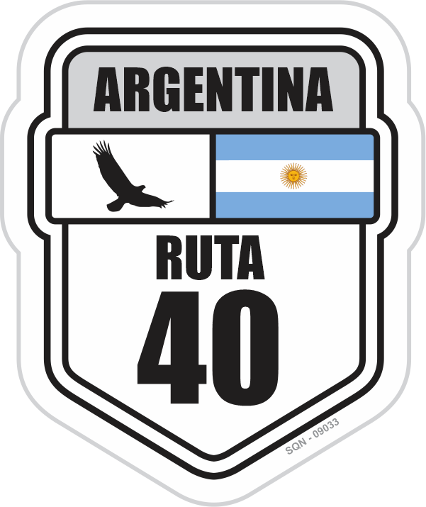 Patch Adesivo Argentina Ruta 40 - SQN Stickers - vendas online de ...