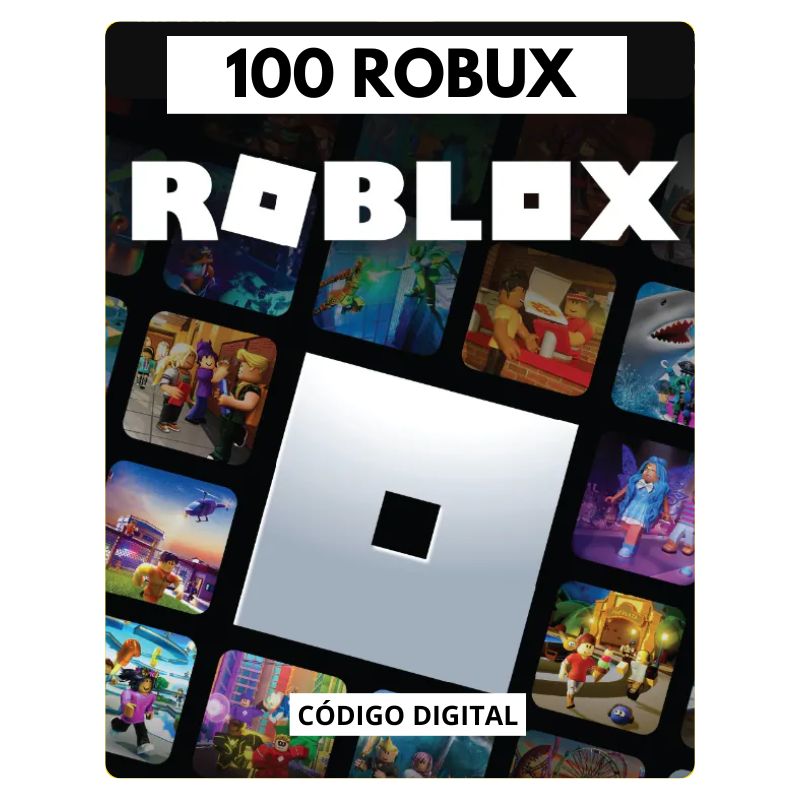 Cartão Roblox 100 Robux - Código Digital - MT10GAMES