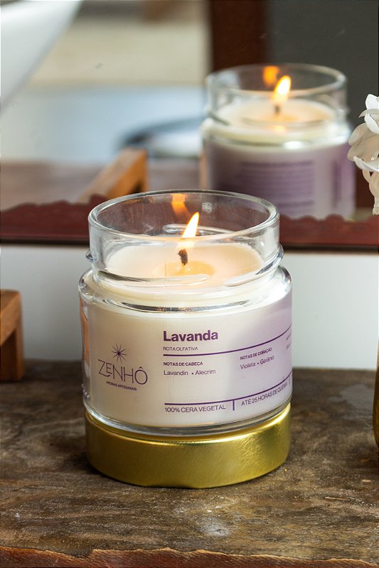 Vela Aromática Lavanda - Relaxamento e Perfume para o seu espaço ...