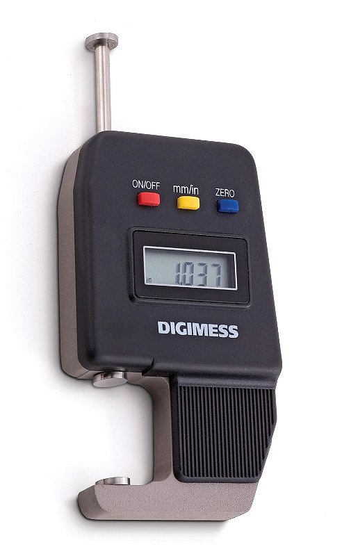 Medidor de Espessura Digital Capacidade 0-25mm Digimess - CÔVADO MEDIÇÕES