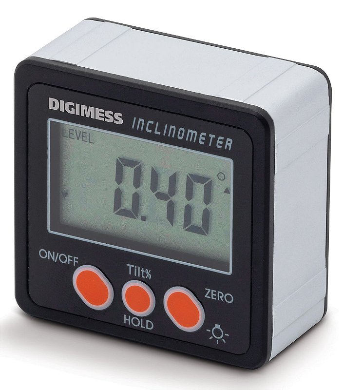 Inclinômetro Digital de bolso com base de 42mm Digimess - CÔVADO MEDIÇÕES