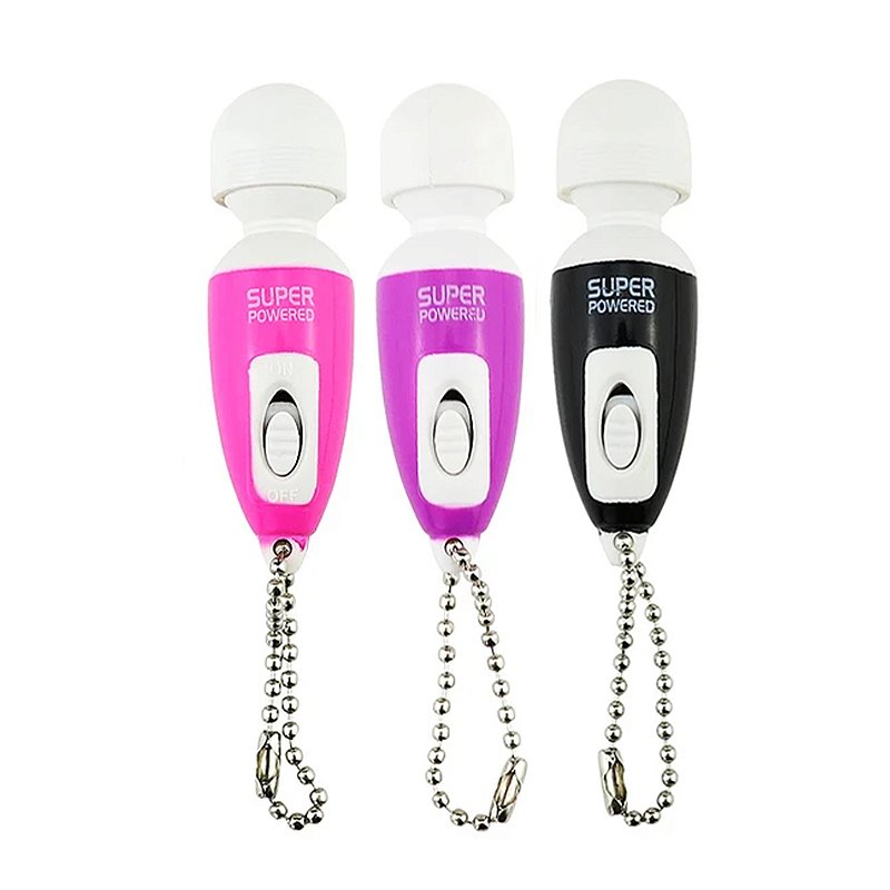 Lb6060 Mini Varinha Mágica Chaveiro Vibratório 3 Cores Libb Sex