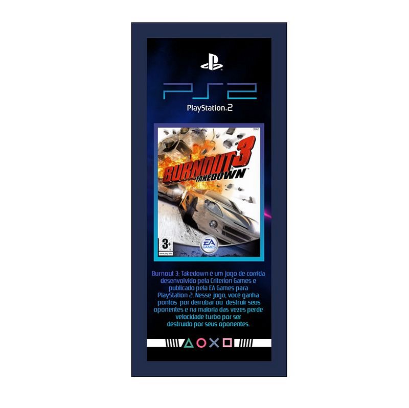 QUADRO DE METAL P - BURNOUT 3 | EXPLOSÃO CRIATIVA - EXPLOSÃO CRIATIVA