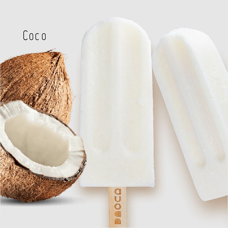 Picolé de Coco - DaOca Sorvetes Artesanais