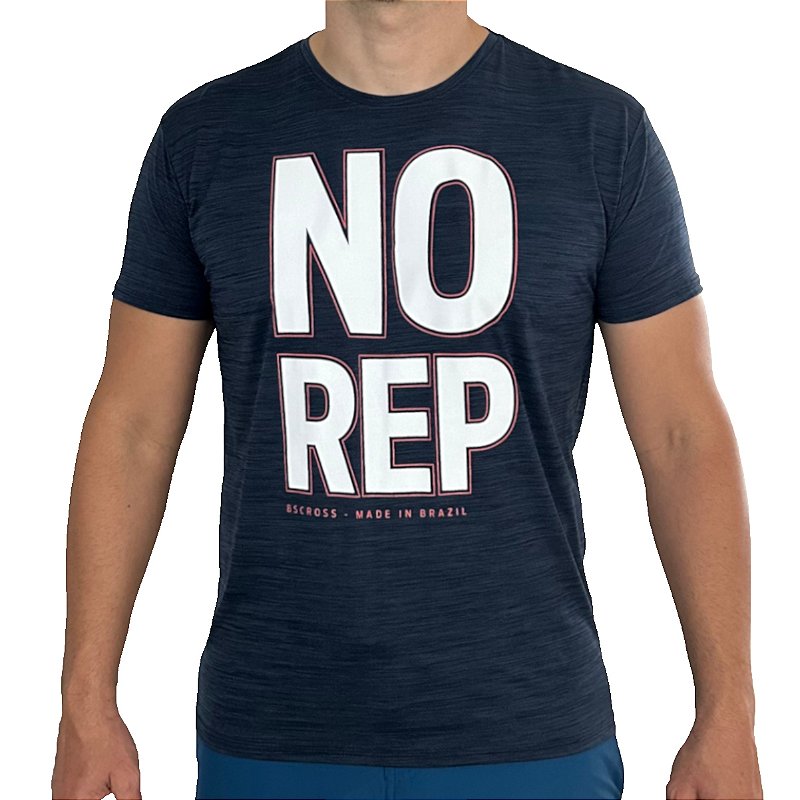 Camiseta Bs Cross Para Crossfit - No Rep - Neroazzurro