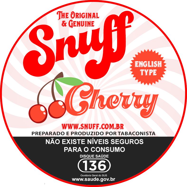 Rapé - Snuff - Cherry - Fornilho.com