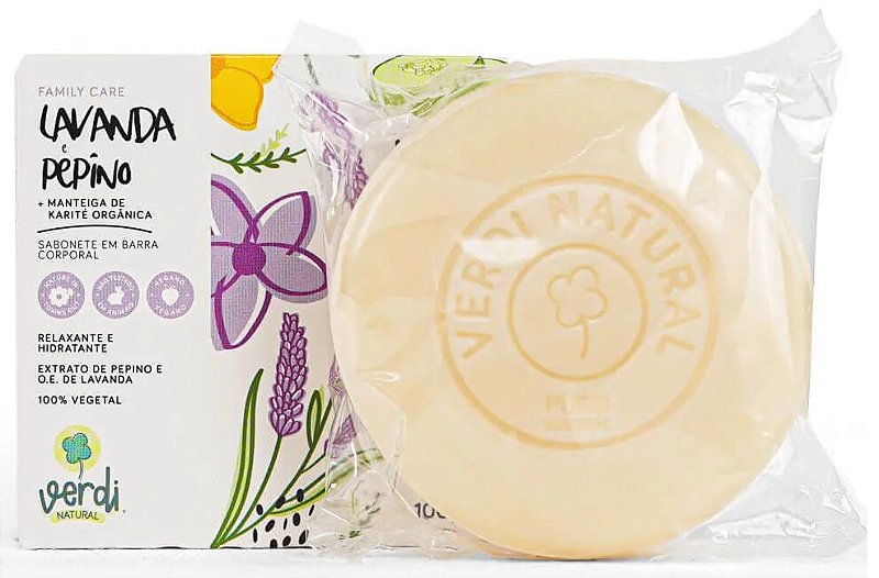 Verdi Natural Sabonete Corporal Relaxante Lavanda e Pepino Family Care ...