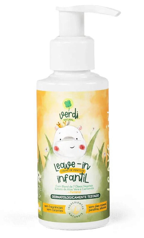 Verdi Natural Leave-in Creme de Pentear Infantil Aloe Vera e Camomila ...