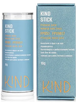Kind Stick Protetor Solar Mineral com Zinco FPS 51 - Beleza do Campo ...
