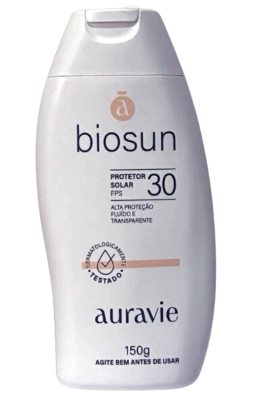 Auravie Bio Sun - Protetor Solar Facial e Corporal Físico FPS 30 ...