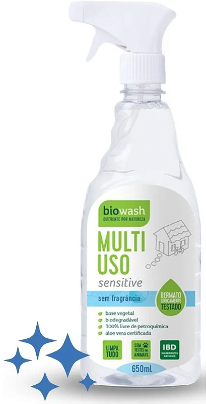 Biowash Multiuso Pronto Para Uso Natural Sensitive Sem Fragrância ...
