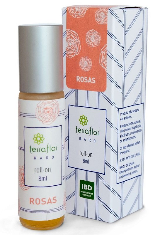 Terra Flor Roll-on Rosas - Perfume Natural - Beleza do Campo ...