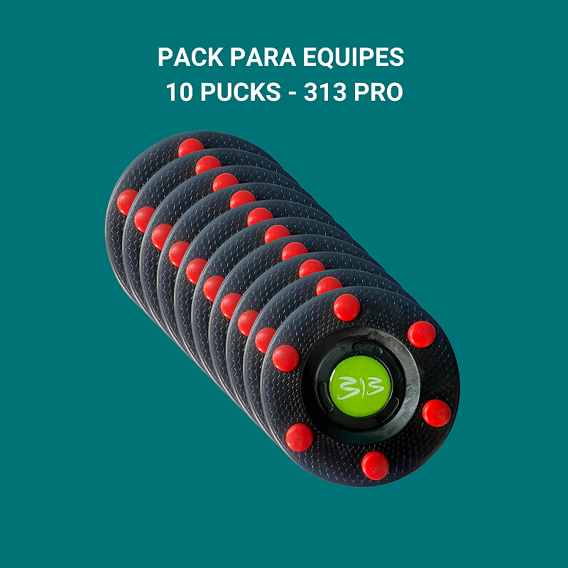 Puck 313 Pro - Hockey Inline - Pack para Equipes - 10 unidades ...