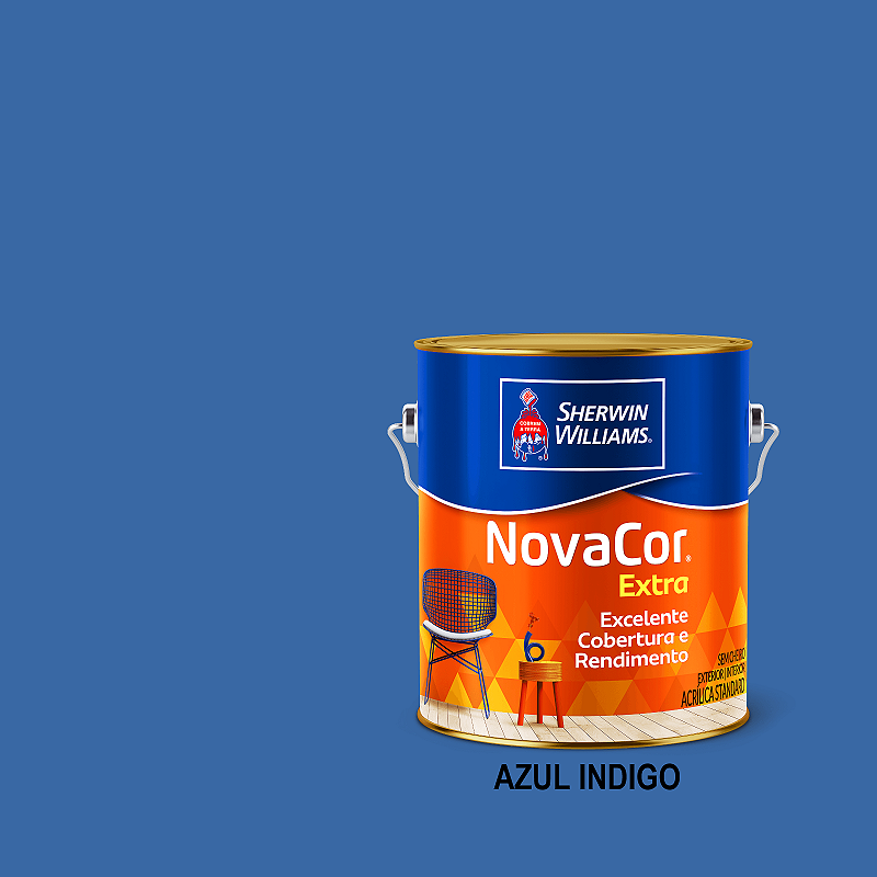 Novacor Extra Fosco Azul Indigo GL - A Melhor Loja de Tintas da Zona ...