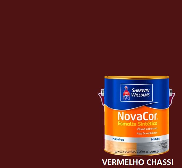 Novacor Esm Alto Brilho Vermelho Chassi GL - A Melhor Loja de Tintas da ...