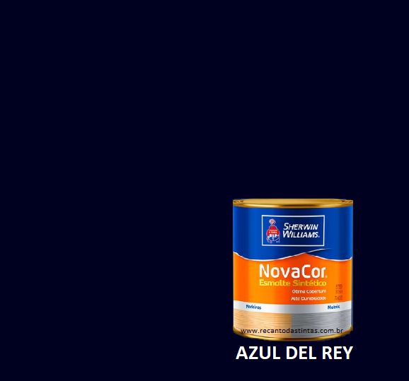 Novacor Esm Alto Brilho Azul Del Rey 1/16 - A Melhor Loja de Tintas da ...