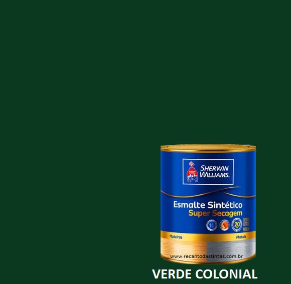 Esmalte Super Secagem SW Verde Colonial QT - A Melhor Loja de Tintas da ...