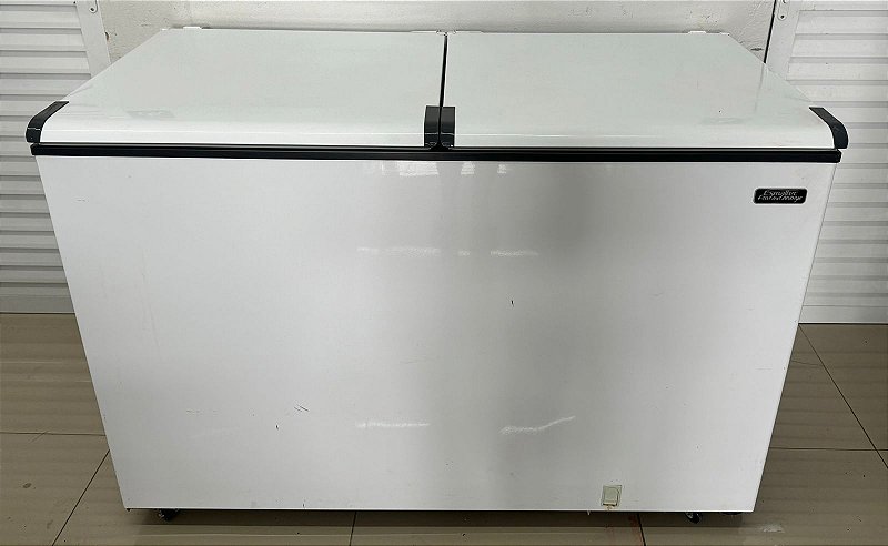 Freezer Esmaltec 468L 2 Portas Horizontal Degelo Manual ECH500 - Branco ...