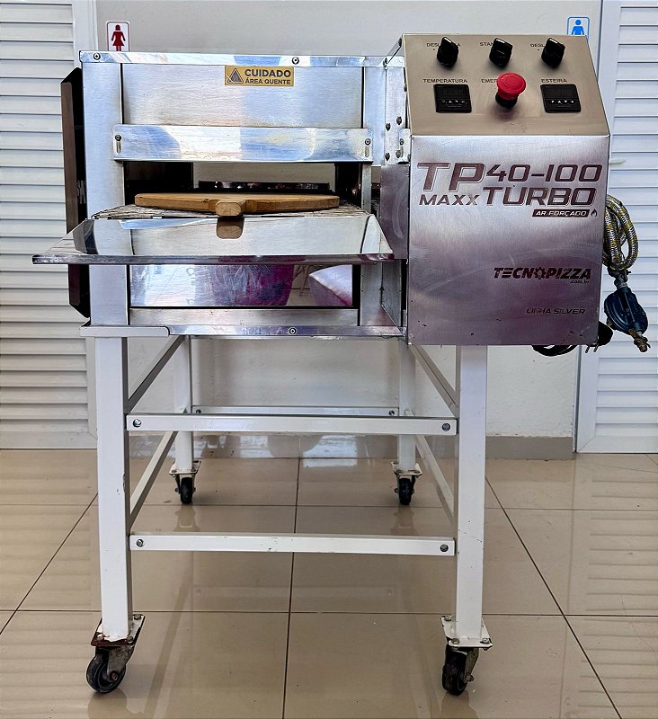 Forno de Esteira TP 40-100 Maxx Turbo Gás - Tecnopizza [Usado] - Ilha das Cozinhas - Comércio de ...