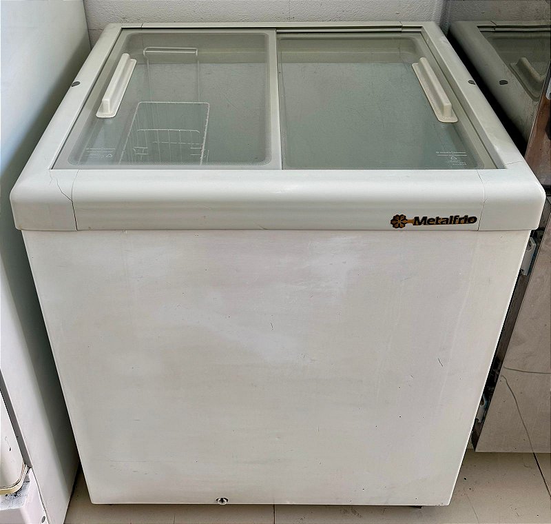 Freezer Horizontal 200 Litros NF20S Branco 220V - Metalfrio [Usada ...
