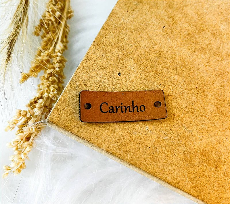 Tag Sintético Retangular 4x1,5m - Carinho - Déa Fios de Crochê