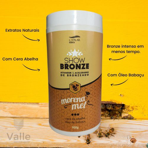Parafina Ativador Morena Mel Capilar 900g - Valle Distribuidora