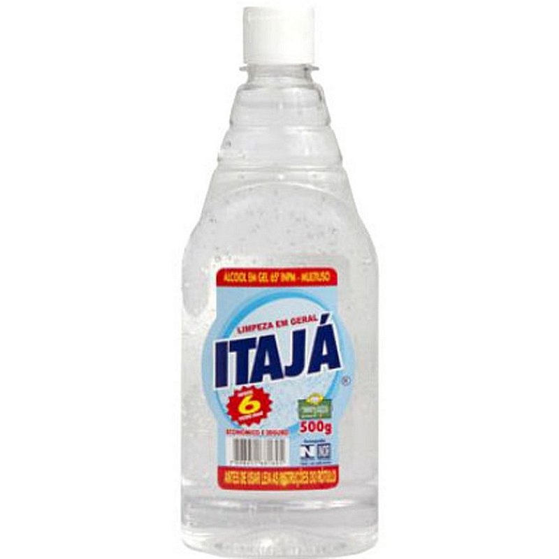 ALCOOL GEL 65 (ITAJA) 500ml (CX C/ 12un) - ATRIUM EMBALAGENS