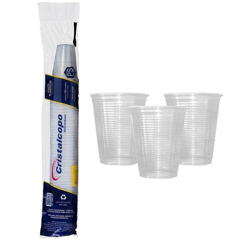 COPO DESC. 300ml PS TRANSP. (CRISTALCOPO) CX C/2000un - ATRIUM EMBALAGENS COPO DESC. 300ml PS TRANSP. (CRISTALCOPO) CX C/2000un - ATRIUM EMBALAGENS