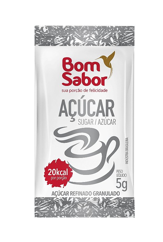AÇUCAR BOM SABOR SACHET (CX C/ 336 X 5 G) - ATRIUM EMBALAGENS